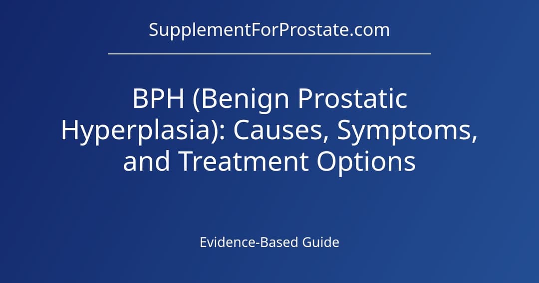 BPH vs. Prostatitis: Understanding the Differences | Supplement For ...