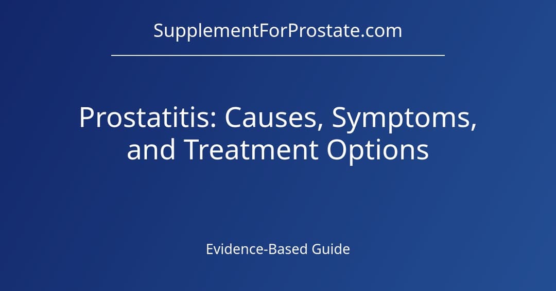 BPH vs. Prostatitis: Understanding the Differences | Supplement For ...